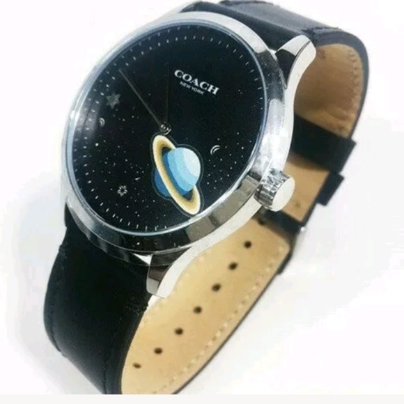 Coach | Accessories | Coach Limited Edition Nasa Men Black Leather ...